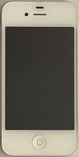 APPLE iPHONE 4 - 8GB - WHITE - A1332 - NEEDS RESETTING (SEE PHOTOS ...