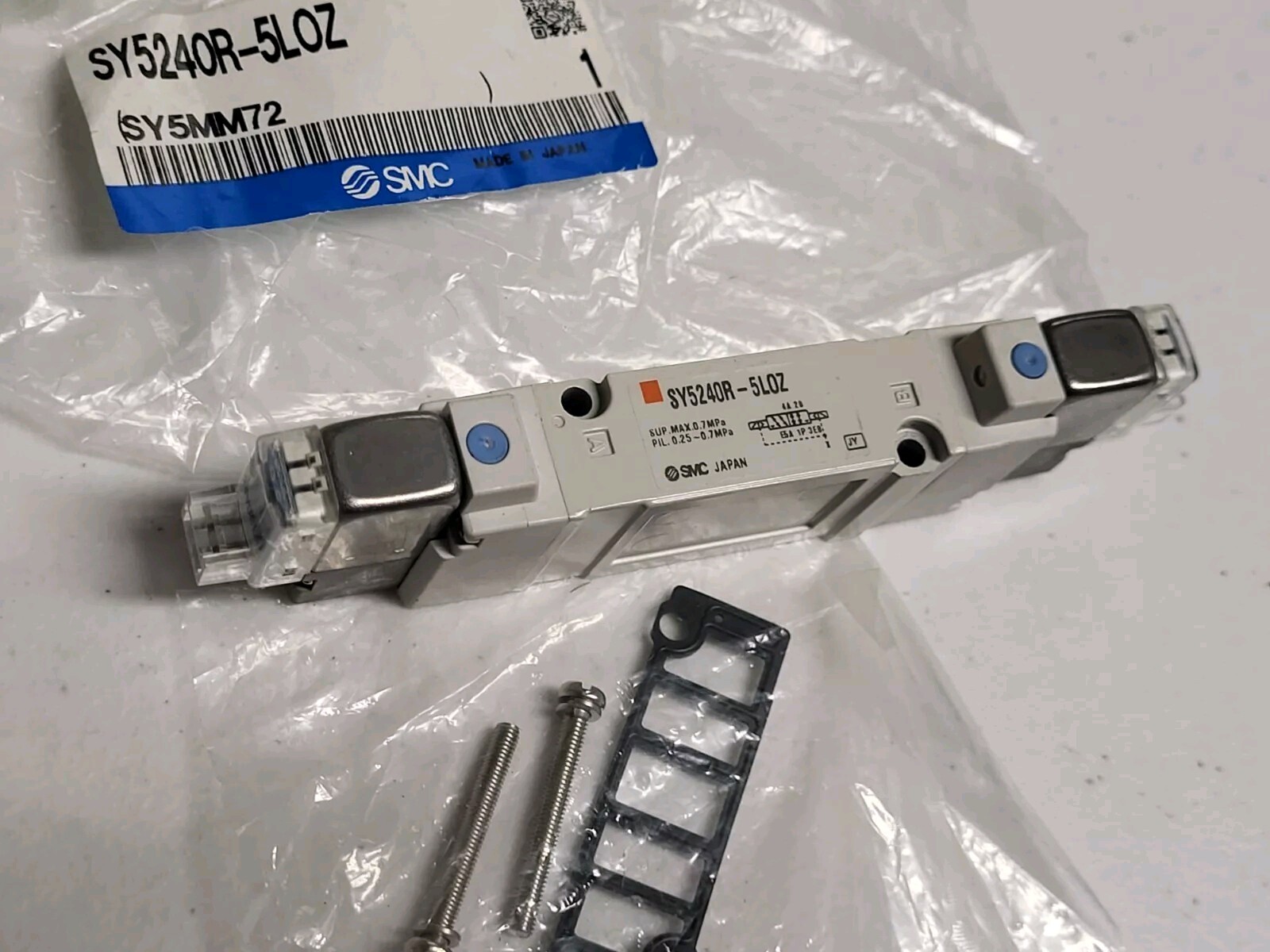 SY5240-5L0Z SMC NEW Solenoid Valve SY52405L0Z Free Shipping 24VCD ...