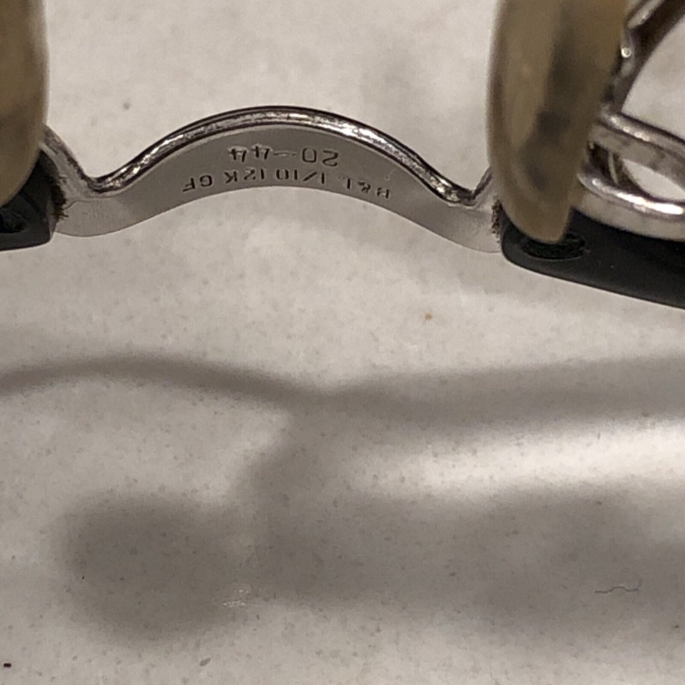 VTG Bausch + Lomb B&L Cat Eye Glasses Frames 1/10 12K GF Gold Fill ...