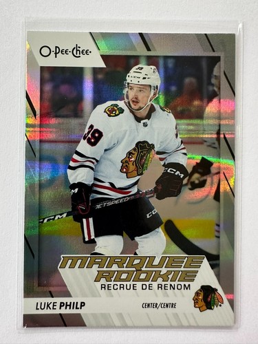 2023-24 UD O-Pee-Chee Luke Philp #550 Marquee Rookie Rainbow Foil 223/ ...