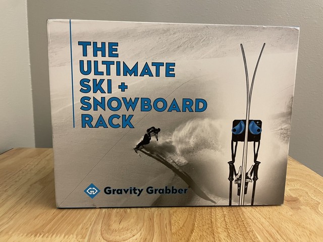 Gravity GRABBER - The Ultimate Ski Snowboard Wall Storage Rack | Save ...