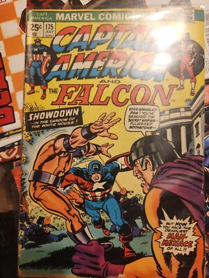 Captain America Falcon #175 Marvel Comic Book 1974 VF | eBay
