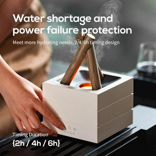 280ml Bonfire USB Ultrasonic Air Humidifier Aroma Diffuser w/light ...