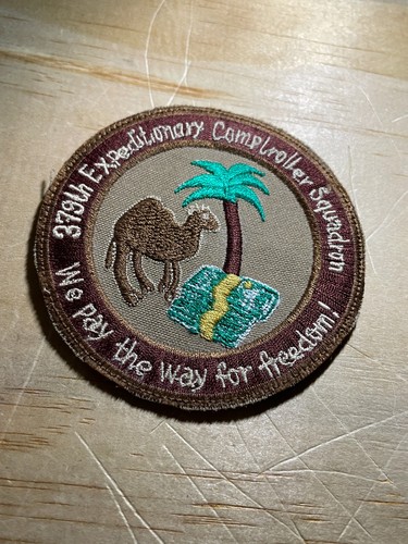 1990s-2000s? US AIR FORCE PATCH-379th EXP COMPTROLLER SQUADRON-ORIGINAL ...