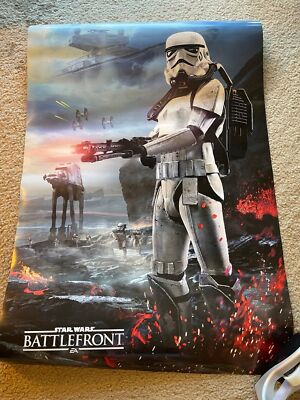 Star Wars Battlefront EA Pre-Order Bonus Poster | eBay