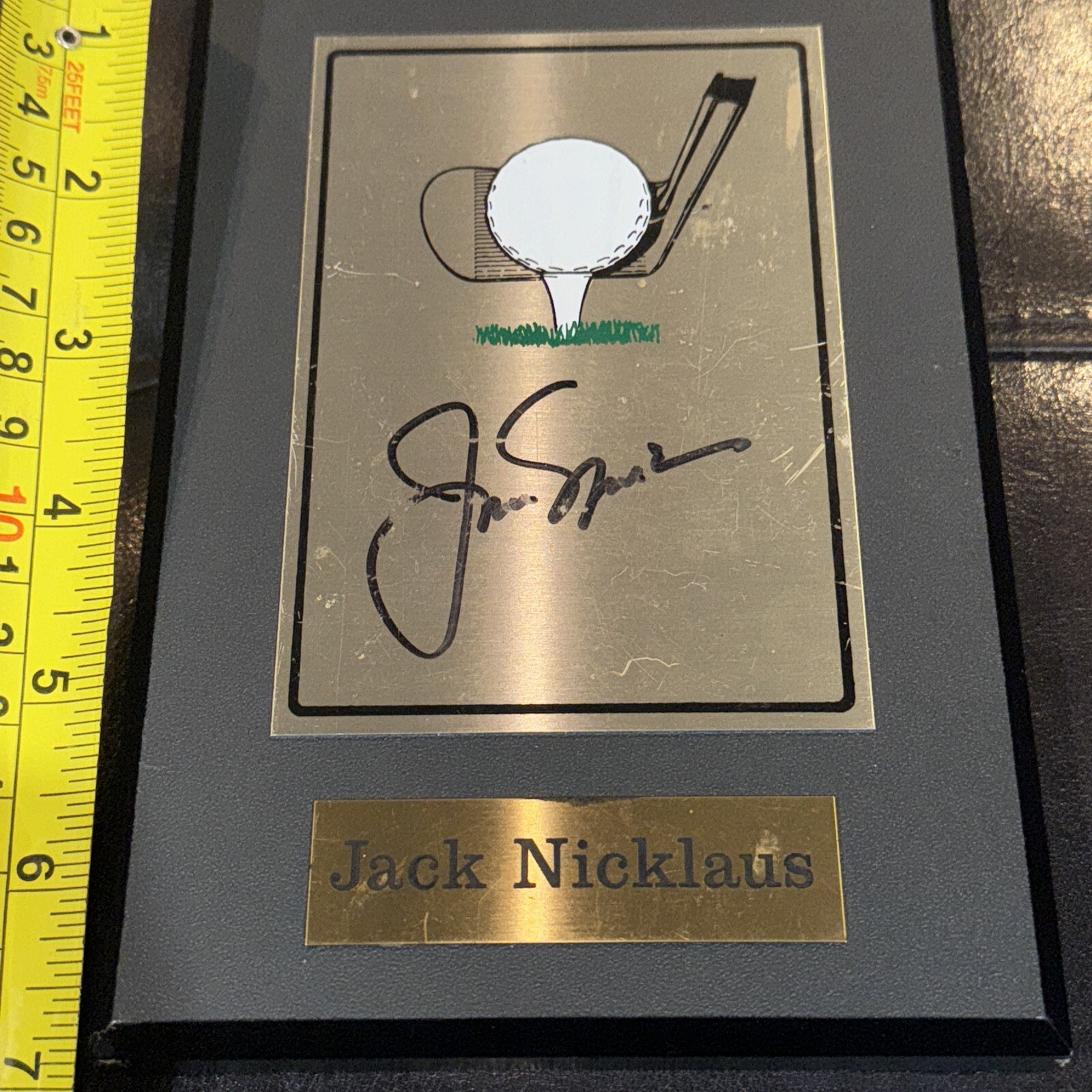 Jack Nicklaus Autographed Signed Plaque 7x5 With Nameplate | eBay