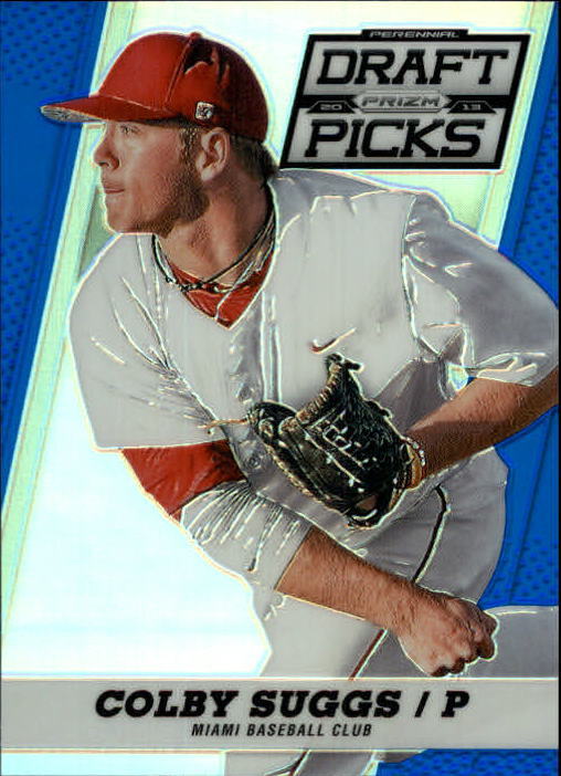 2013 Panini Prizm Perennial Draft Picks Blue Prizms #76 Colby Suggs /75 ...
