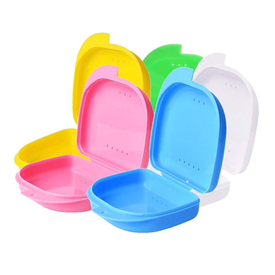 Dental Retainer Case Storage Mouth Guard Box Containers for Invisalign ...