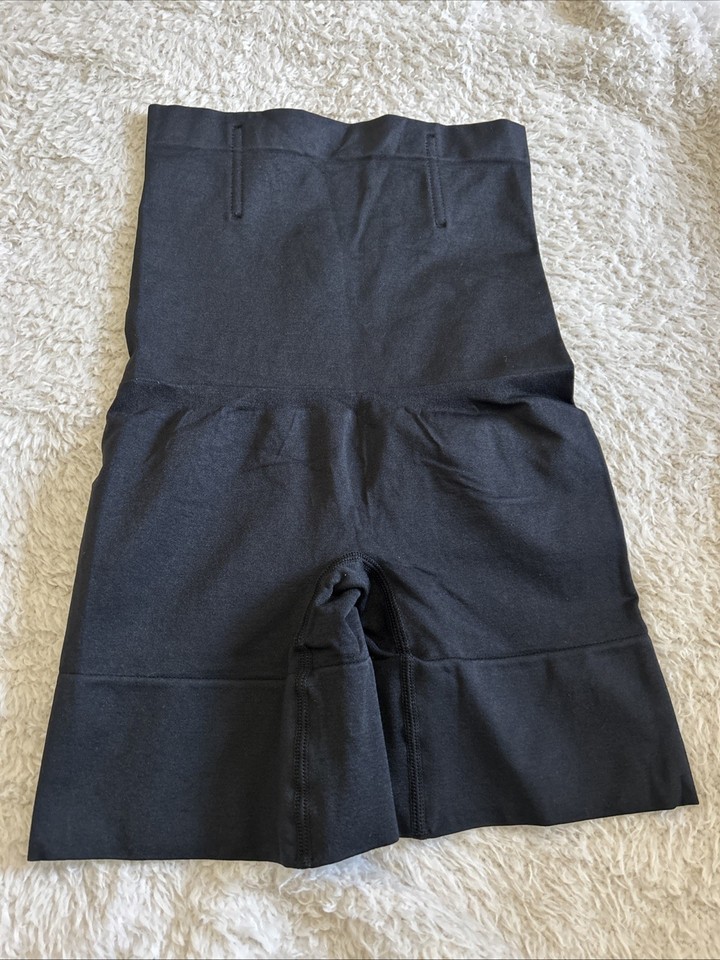 SHAPERMINT Women’s High Waisted Tummy Control Shorts Shapewear Black ...