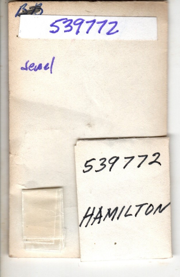Vintage Hamilton Watch Parts...Select One Part! D (Select One) | eBay