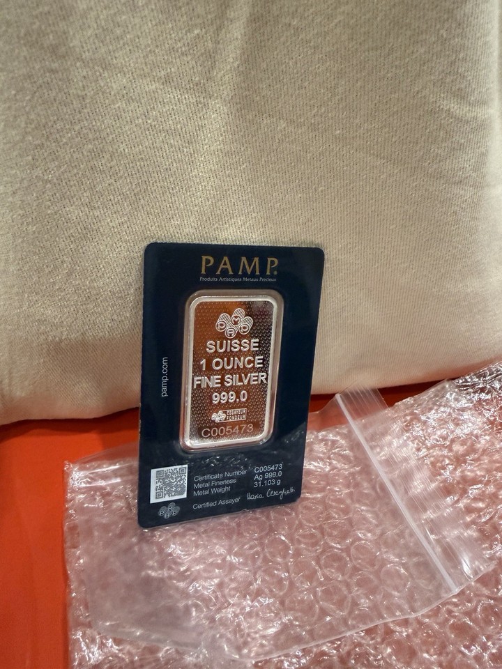 2024 Lady Fortuna PAMP Suisse 45th Anniversary Silver 1 oz Bar In Assay ...