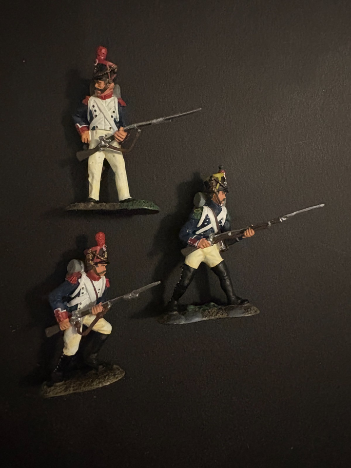 Britain's Toy Soldier Napoleonic Waterloo French Advancing Set #00152 ...