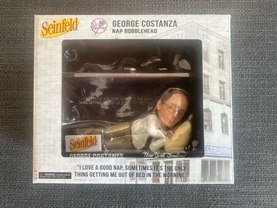 NY YANKEES GEORGE COSTANZA SLEEPING UNDER DESK BOBBLEHEAD SGA SEINFELD ...