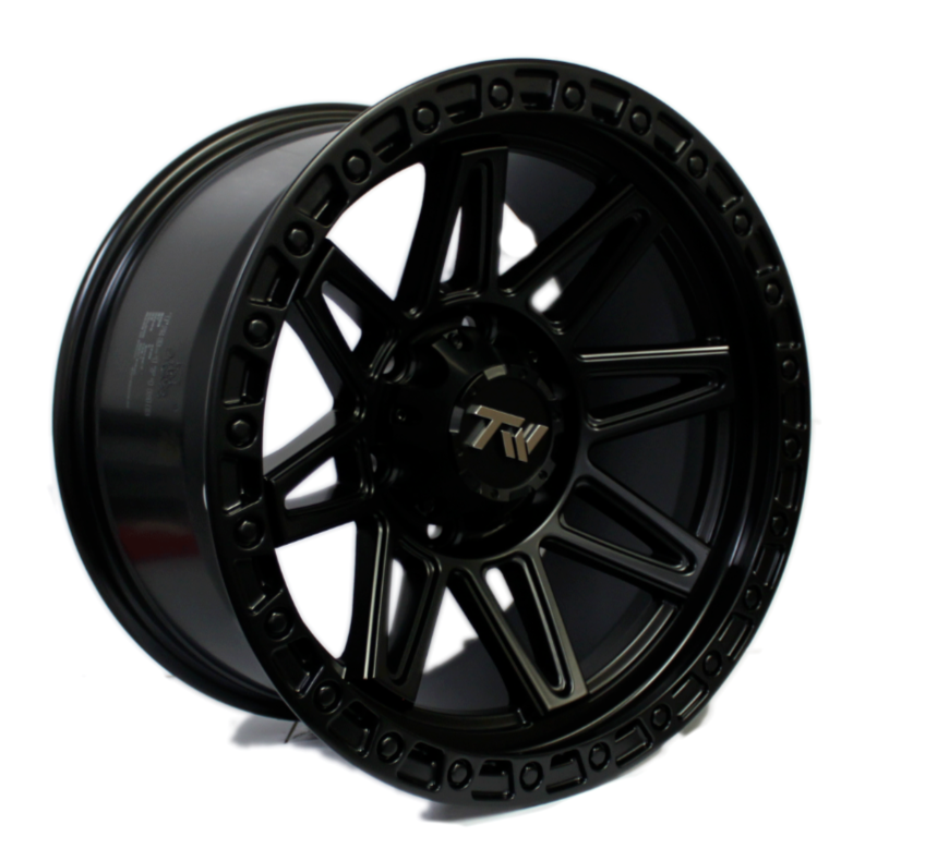 17" TW Wheels Rims T23 Vector Off Road Matte Black 6 lugs Set of 4 | eBay