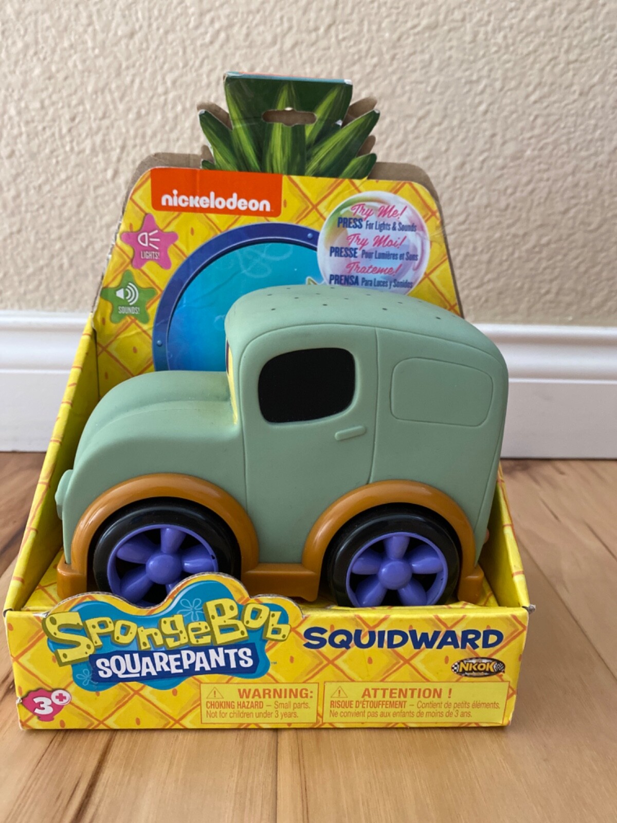 SQUIDWARD toy car collectible NIB Nickelodeon SpongeBob SquarePants ...
