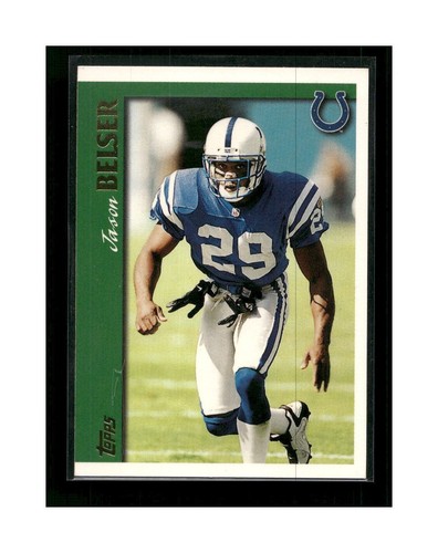1997 Topps #182 Jason Belser Indianapolis Colts Football Card | eBay
