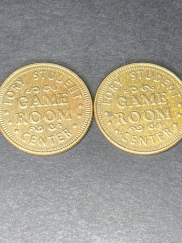 2 Vintage Lory Student Center Game Room Tokens - Colorado State ...