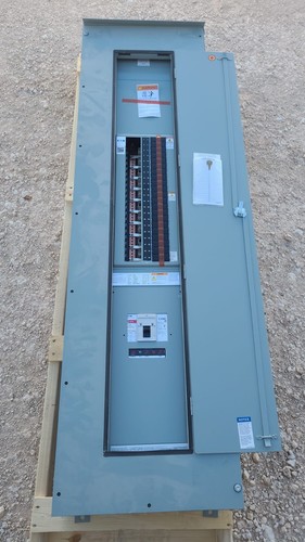 2 X 400 AMP Panelboard Main Breaker NEMA 3R 240V Single Phase 42 cir ...