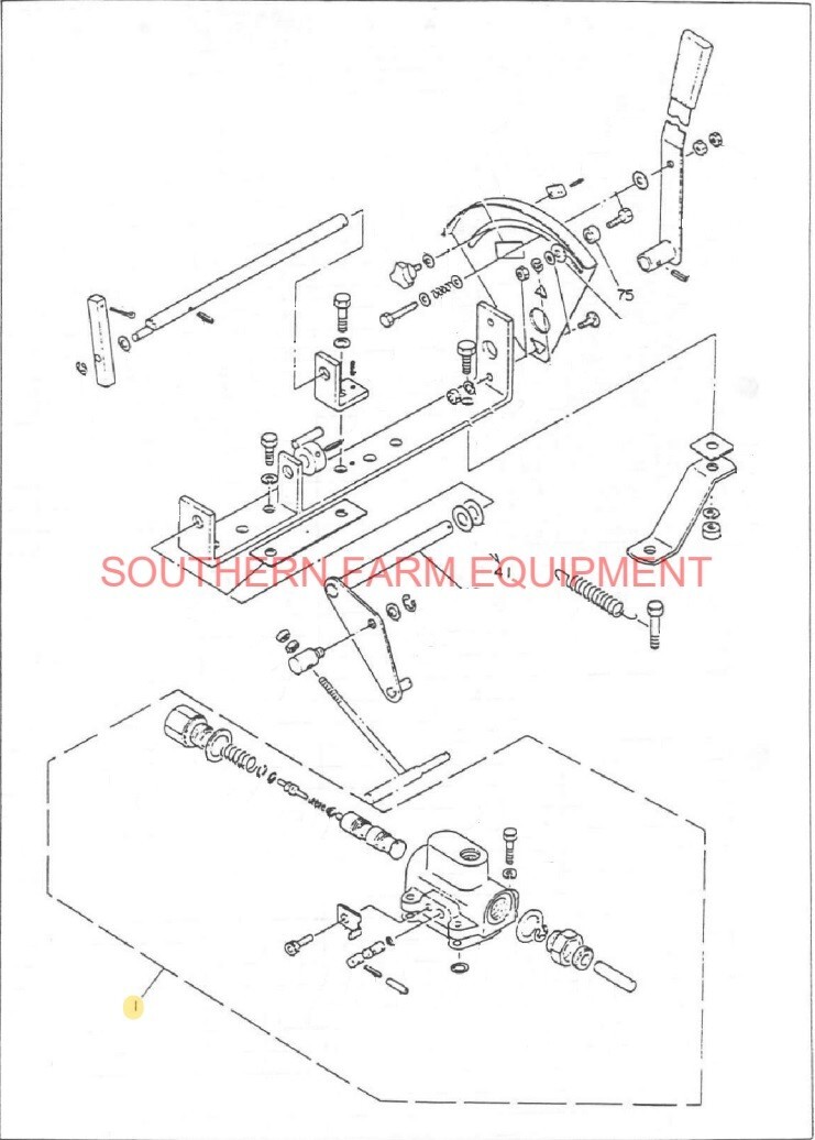 YANMAR HYDRAULIC VALVE FITS: YM195, YM240, YM1500, YM1610, YM1700 ...