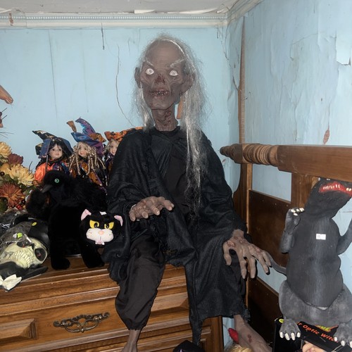 Rare 1996 Crypt Keeper Life Size Prop Halloween Spencers animatronic | eBay