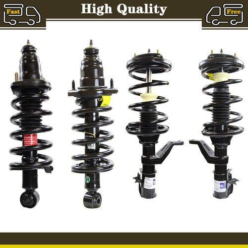 Set(4) Front & Rear Complete Struts Assembly For 2003-2011 Honda ...
