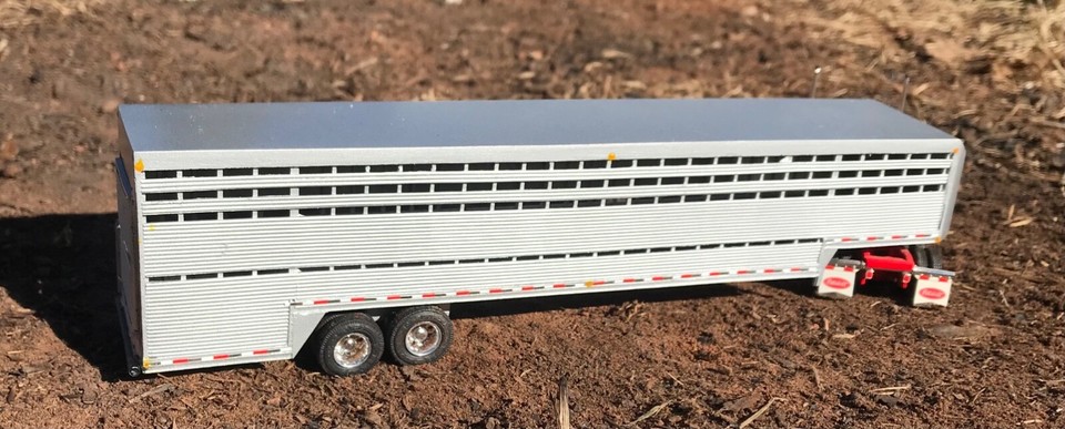 1/64 Custom Farm Toy Livestock Groundload Trailer | eBay