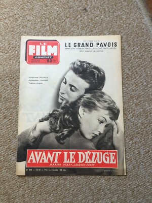 REVUE FILM COMPLET 476 avant le deluge marina vlady jacques fayet 1 | eBay