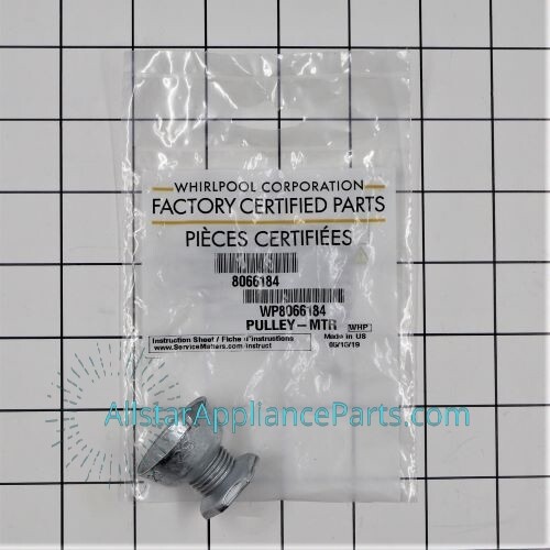 Whirlpool Dryer Motor Pulley WP8066184 | eBay