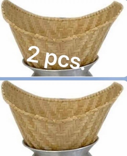 Thai Lao Sticky Rice Cooker Steamer BamBoo Basket Pot Kitchen Food Menu ...