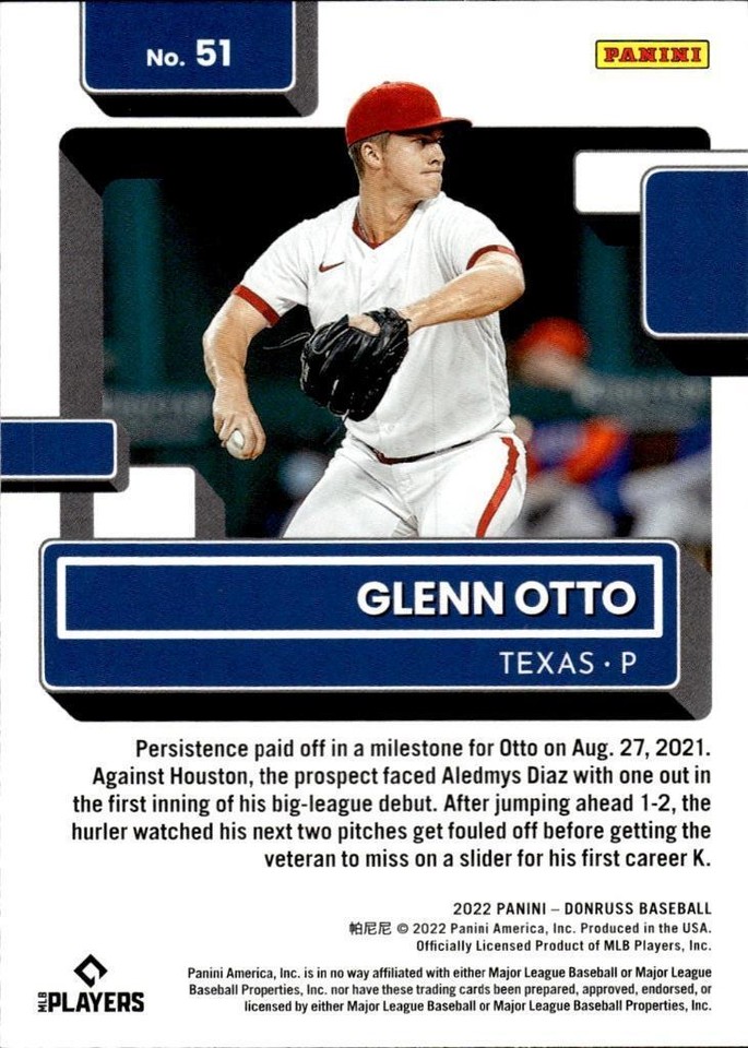GLENN OTTO CARD #51 BUY ANY 2 ITEMS FOR 50% OFF B1012R2S4P42 | eBay