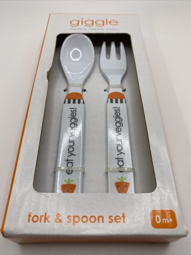 Giggle healthy happy baby fork & spoon set NEW | eBay