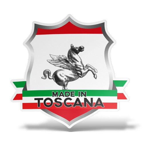 Autocollant Toscane Autocollant Mur Souvenir Decal Sticker Drapeau ...