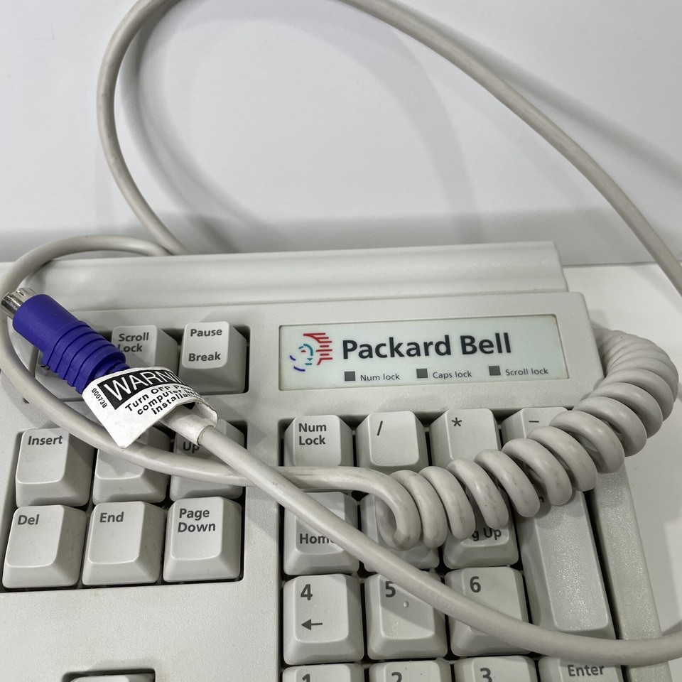 Packard Bell Mechanical Keyboard Model 5130 Clicky Vintage Keyboard ...