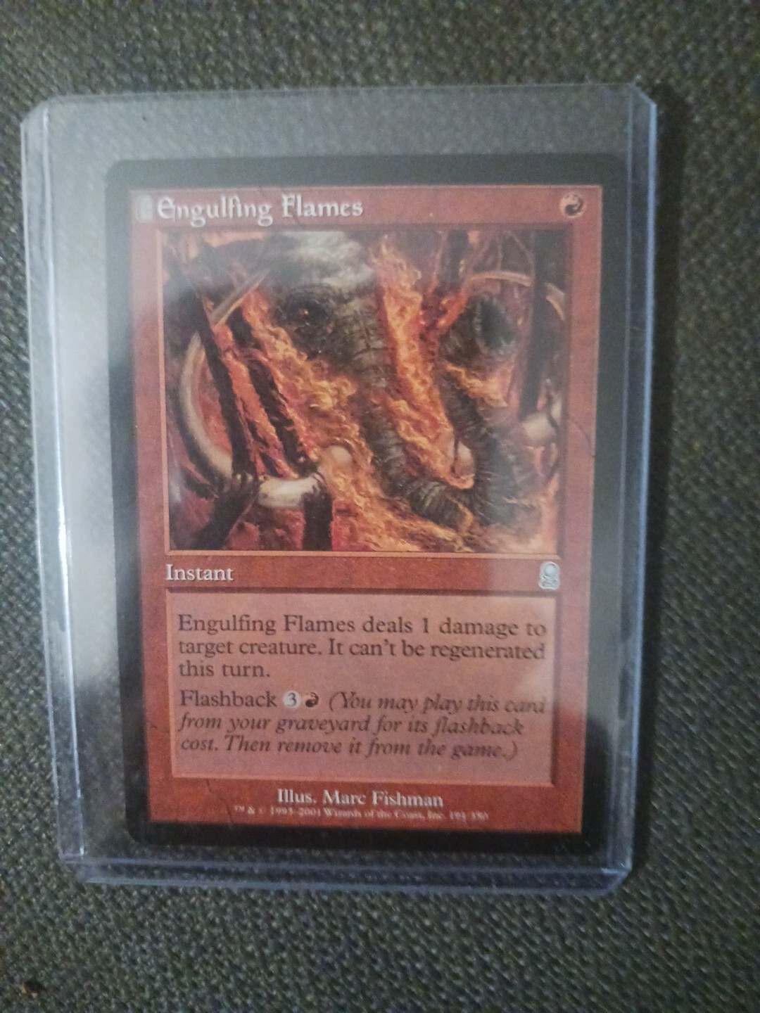 MTG Engulfing Flames Odyssey 191/350 Regular Uncommon | eBay
