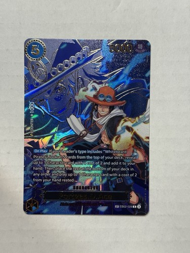 Portgas D. Ace SP Alt Art EB02-028 R Carrying on His Will ONE PIECE ...