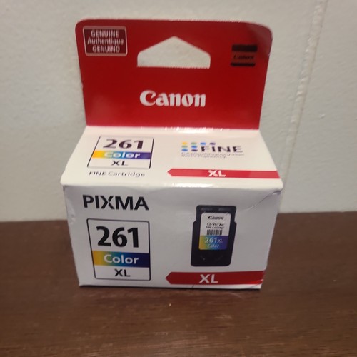 Genuine Canon PIXMA CL-261XL - Color Ink 261 XL OEM Cartridge - Sealed ...