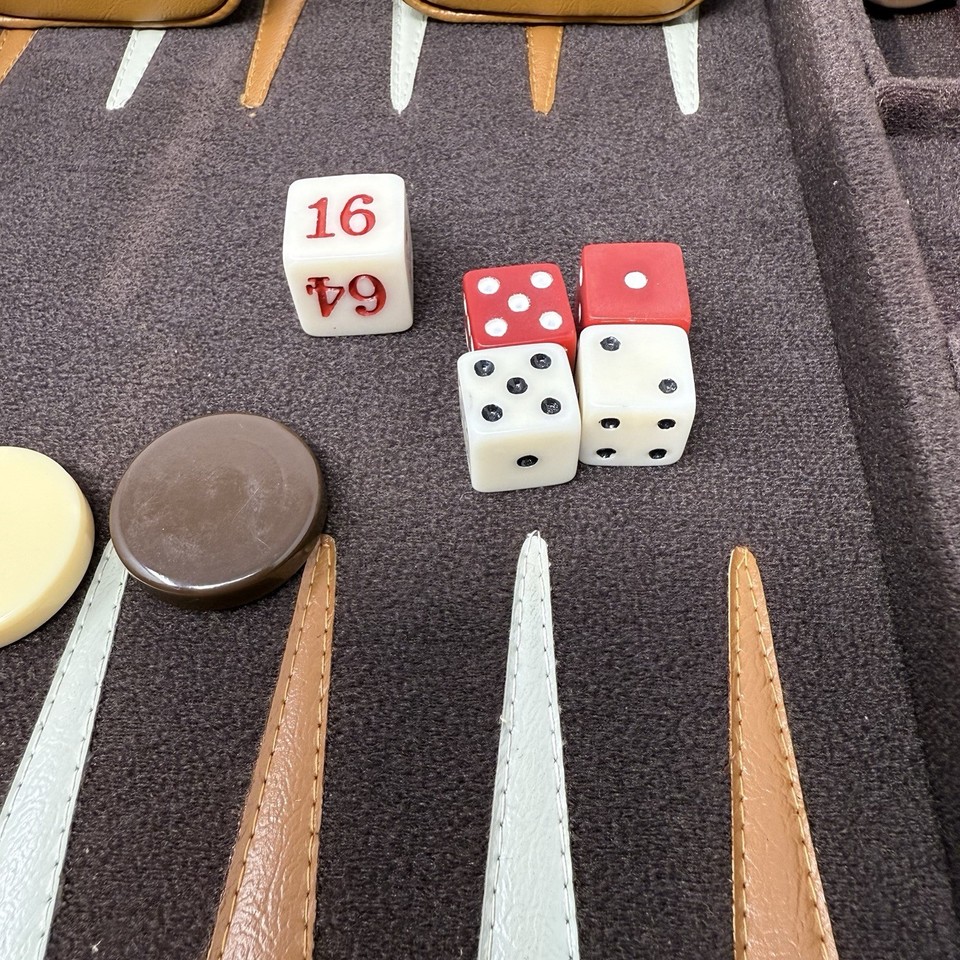 Vintage Wicker Backgammon Board Game Travel Case | eBay