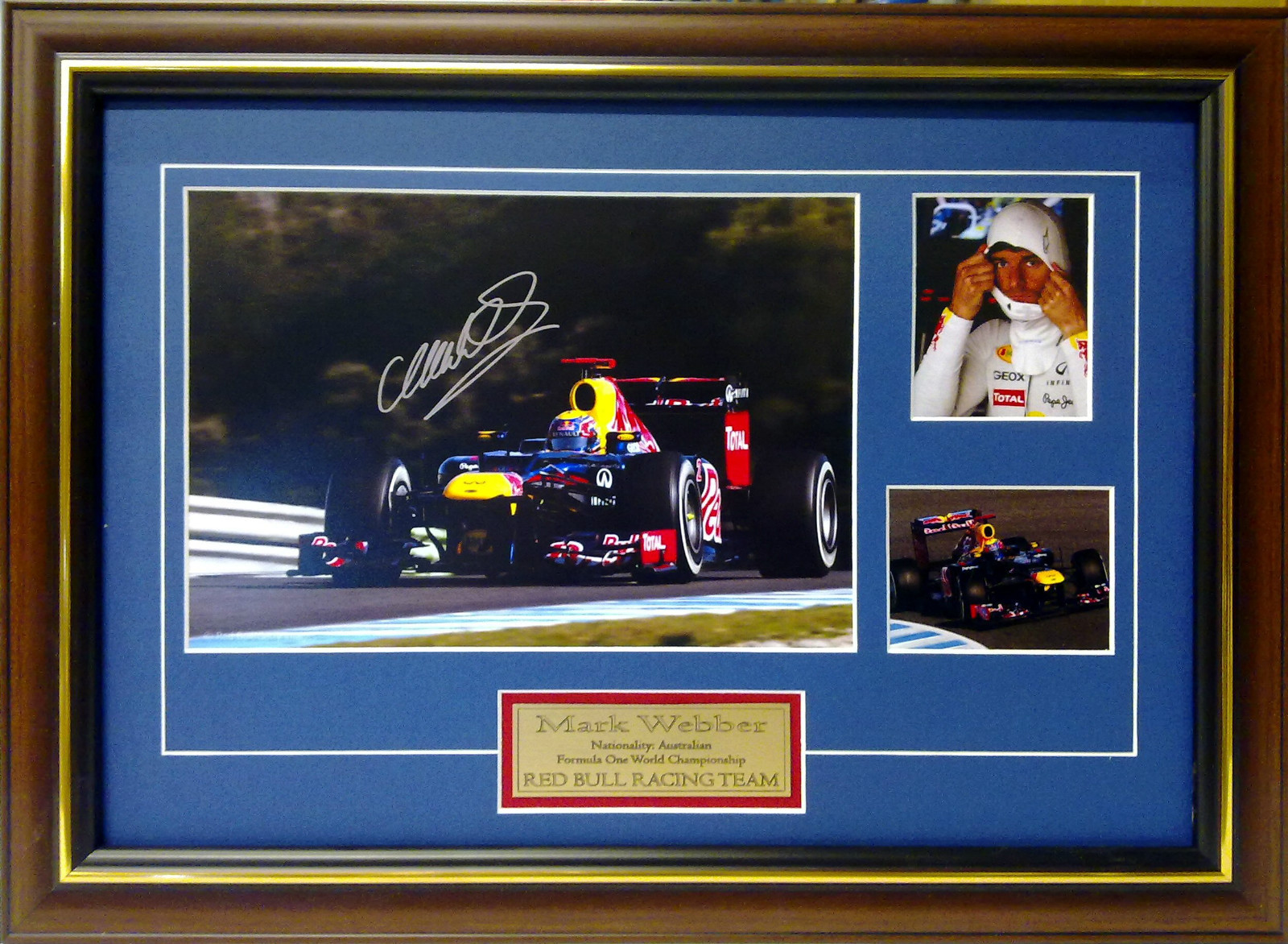 MARK WEBBER SIGNED AND FRAMED FORMULA 1 RED BULL RACING CAR | eBay ...