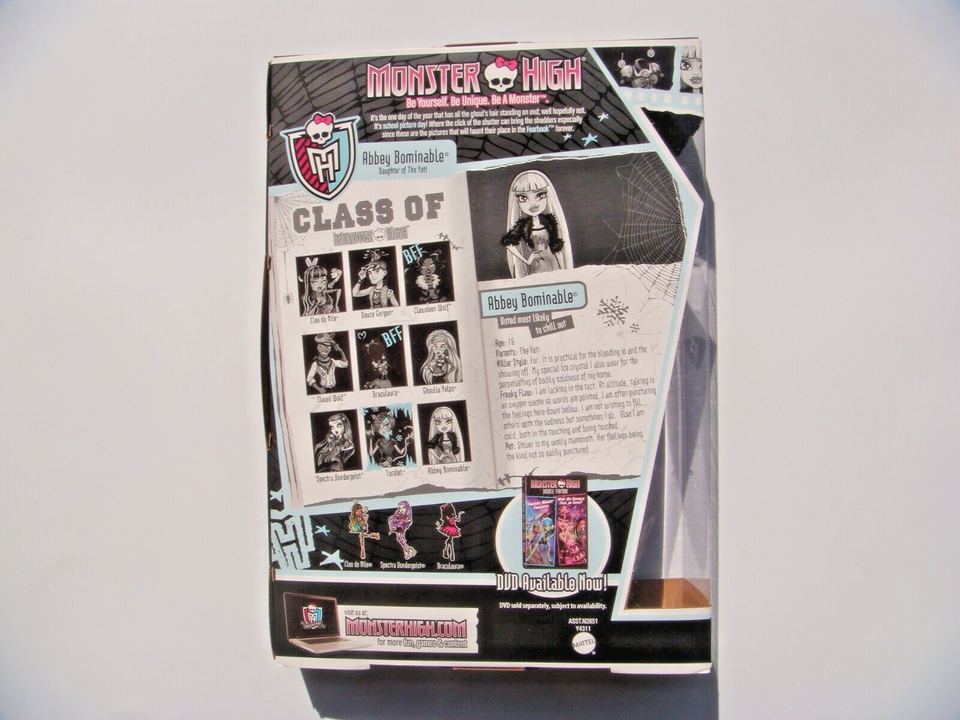 2012 MIB MONSTER HIGH PICTURE DAY ABBEY BOMINABLE GIFT SET | eBay