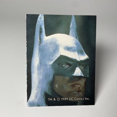 Batman 1989 rare card Vintage menko DC Comics japanese | eBay