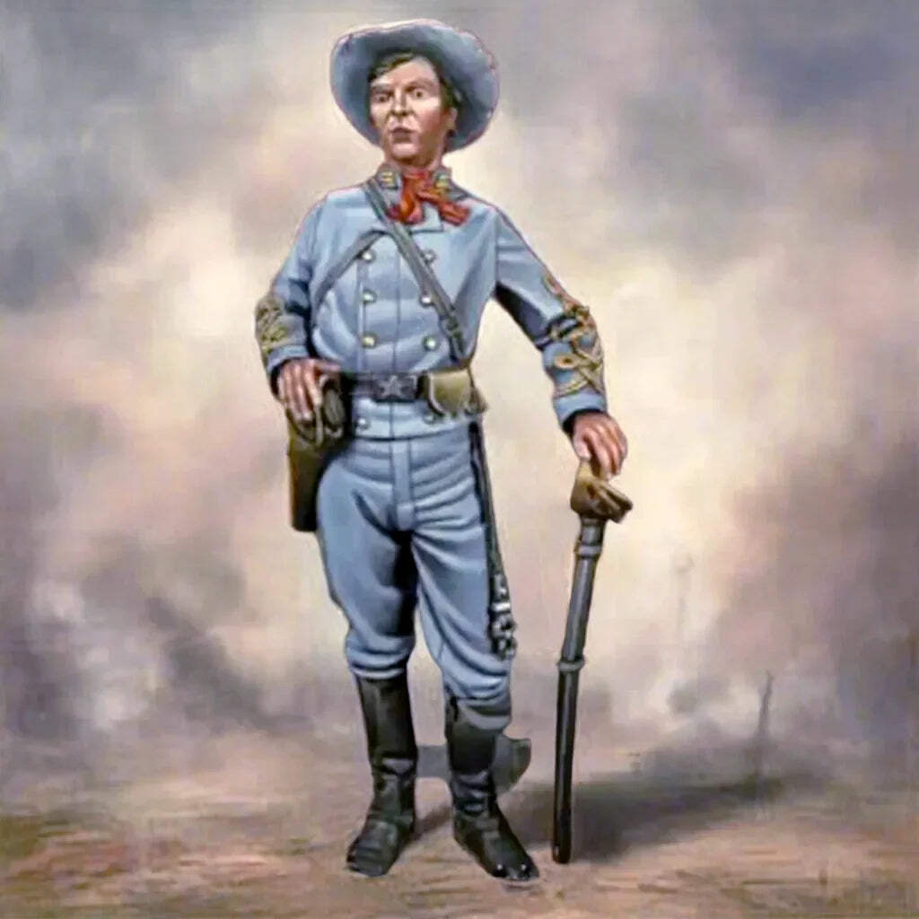 1/24 72mm Resin Model Kit American Civil War Confederate Soldier ...