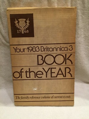 1983 ENCYCLOPAEDIA BRITANNICA BOOK OF THE YEAR WORLD EVENTS FROM 1982 ...