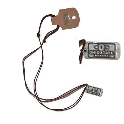 Ohio State Buckeyes Women's Pewter Dog Tag | eBay