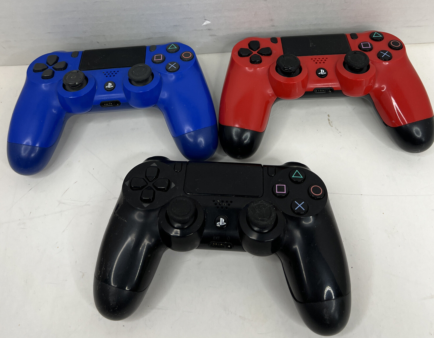 Lot of 3 broken OEM Sony PS4 Dualshock Wireless Controllers model CUH ...