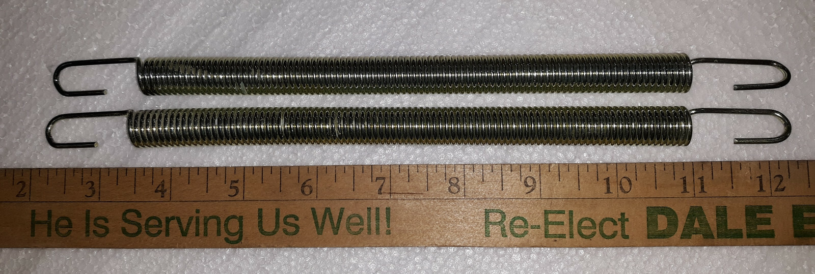 21AA68 DOOR SPRINGS FROM LG DISHWASHER, 10-1/8" X 7-3/8" X 1/2" X 0.080 ...