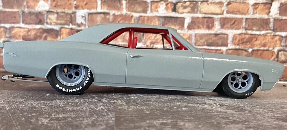 Resin 17/15 Scale in. “Weld Magnum III” Drag Wheels W/ Cheater Slicks 1 ...