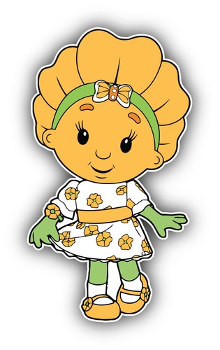 Fifi And The Flowertots Cartoon Buttercup Sticker Bumper Decal ...