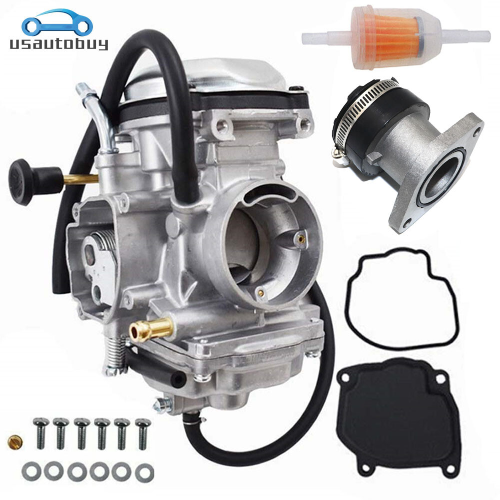 Carburetor with Intake Manifold Boot For Yamaha Wolverine 350 YFM350FX ...