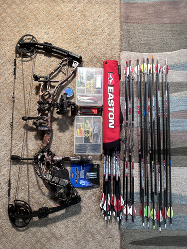 Elite Option 6 Compound Bow Gently Used with Case and ARROWS!!!! | eBay