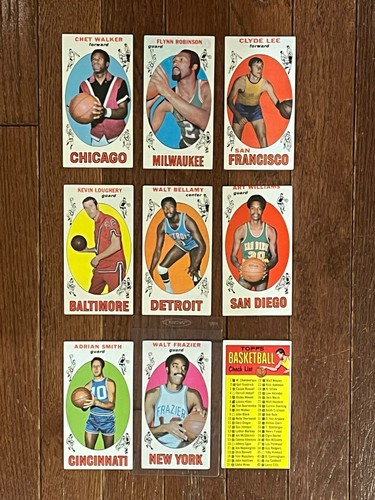 1969 Topps Basketball Complete Set 1-99 All NM Ex. Alcindor MC ...